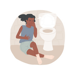 Binge eating isolated cartoon Royalty Free Vector Image