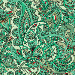 Paisley hand drawing Royalty Free Vector Image