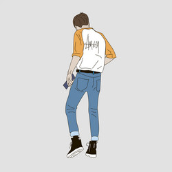 Bts Cartoon Vector Images (50)