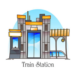 Cartoon Railway Station Vector Images (over 2,500)