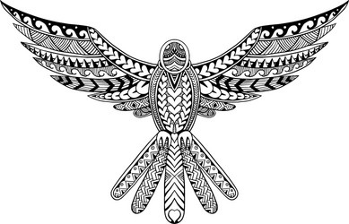 Polynesian cross tribal tattoo Royalty Free Vector Image