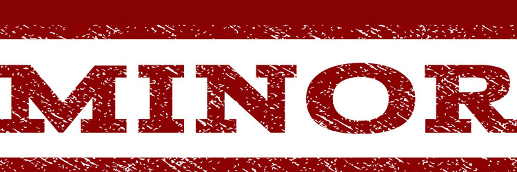 Minor bugs watermark stamp Royalty Free Vector Image