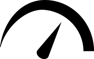 Speedometer tachometer low and high barometers Vector Image