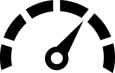 Speedometer tachometer low and high barometers Vector Image