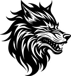 Werewolf logo Royalty Free Vector Image - VectorStock