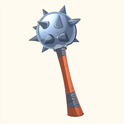 Cartoon fantasy magic weapon Royalty Free Vector Image