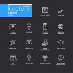 Resume Symbols Vector Images (over 15,000)
