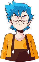 Nerd Boy Anime Vector Images (over 190)