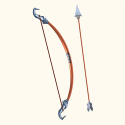 Cartoon fantasy magic weapon Royalty Free Vector Image