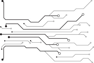 Circuit design Royalty Free Vector Image - VectorStock