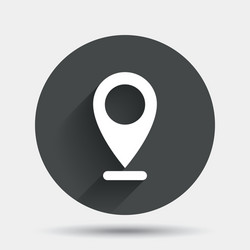 Internet mark icon navigation pointer symbol Vector Image