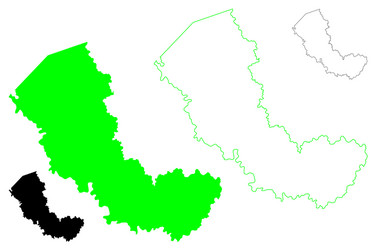 Mingo county state west virginia us county Vector Image