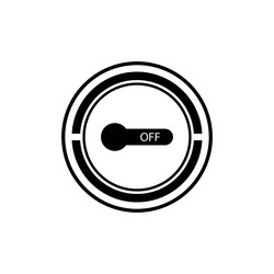 Button on off logo Royalty Free Vector Image - VectorStock