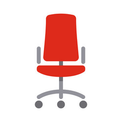 Work chair icon simple office sit Royalty Free Vector Image