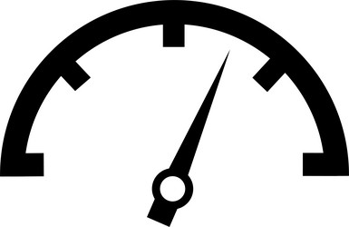 Speedometer tachometer low and high barometers Vector Image