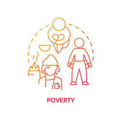 Functional illiteracy red gradient concept icon Vector Image