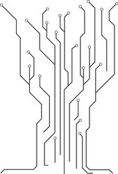 Circuit design Royalty Free Vector Image - VectorStock