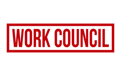 Red work council rubber stamp seal Royalty Free Vector Image