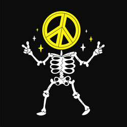 Skeleton Peace Sign Vector Images (over 290)