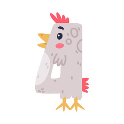 Animal Number 4 Vector Images (over 730)