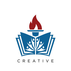 Book Torch Logo Vector Images (over 230)