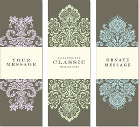 Vertical labels Royalty Free Vector Image - VectorStock