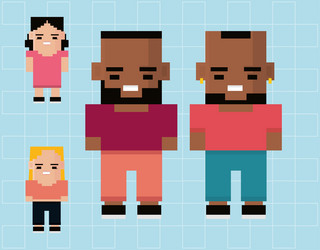 8 Bit Avatar Vector Images (over 560)