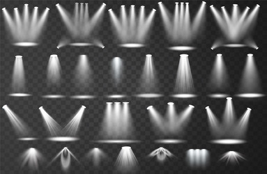 Spotlight light Royalty Free Vector Image - VectorStock