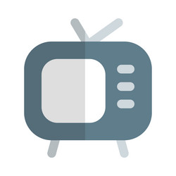 Traditional television device or a retro tv Vector Image