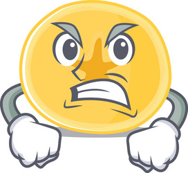 Angry potato chips mascot cartoon Royalty Free Vector Image