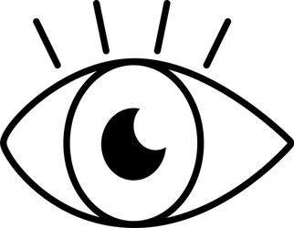 Purple eye icon Royalty Free Vector Image - VectorStock