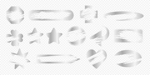 Instant scratch lottery ticket shapes set Vector Image