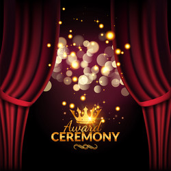 Award ceremony design template event Royalty Free Vector
