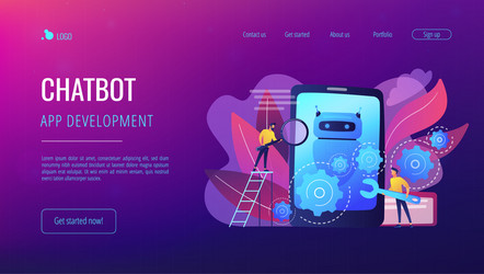 Chatbot Mockup Robot Vector Images (over 150)