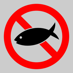 No Fish Allowed Symbol Vector Images (over 300)