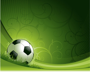 Soccer background in turquoise colors Royalty Free Vector