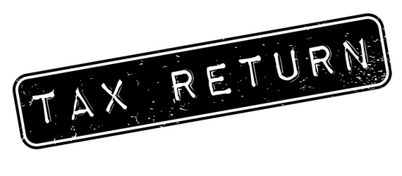 Tax return rubber stamp Royalty Free Vector Image
