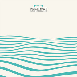 Abstract blue circles pattern design lines Vector Image