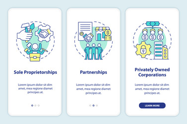 Private small and medium size businesses Vector Image