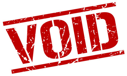 Void stamp Royalty Free Vector Image - VectorStock