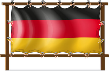 German flag border Royalty Free Vector Image - VectorStock