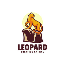 Leopard logo design Royalty Free Vector Image - VectorStock