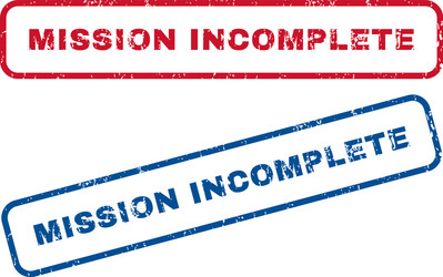 Mission accomplished rubber stamp Royalty Free Vector Image
