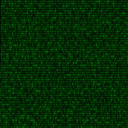 Hacker on binary code background Royalty Free Vector Image