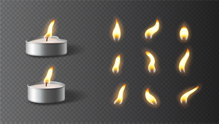 Realistic Flames Vector Images (over 8,600)