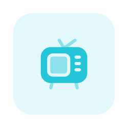 Traditional television device or a retro tv Vector Image