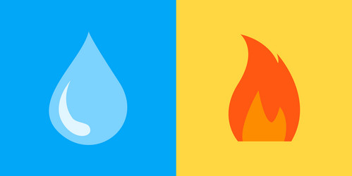 Fire Water Drop Vector Images (over 9,500)
