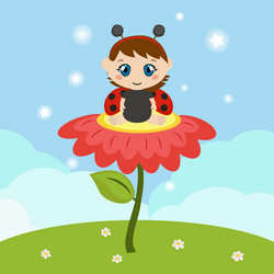 Girl Ladybug Vector Images (over 990)