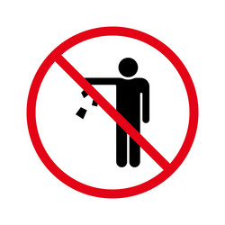Dont Throw Rubbish Sign Vector Images (over 150)