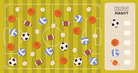 How many game template Royalty Free Vector Image